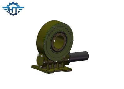 China 61/1 Ratio Vertical Worm Gear Slewing Bearing With Enclosed House For Solar Tracker for sale
