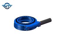 China Blue SE Small Slew Drive Bearing For Solar Tracking System With IP65 Electric Gearbox for sale