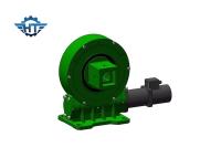 China Vertical Single Worm Gear Small Slew Drive With 220V Gear Motor For Parabolic for sale