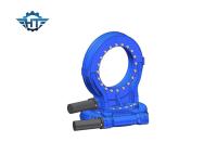 China IP66 High Prevention Worm Gear Dual Axis Slew Drive With Envelop Worm For Solar Energy for sale