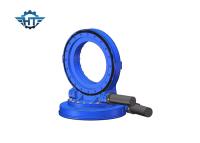 China IP66 High Prevention Worm Gear Dual Axis Slew Drive With Envelop Worm For Solar Energy for sale