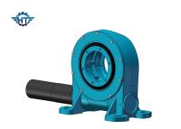 China VE6 Vertical Solar Slew Drive Powered With Hourglass Worm Gear For PV Tracking System for sale