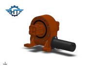 China Enveloping Worm Gear Single Axis  PV Solar Slew Drive 42CrMo Material for sale