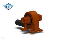 China Horizontal Single Axis Solar Trackers Slew Gearbox Motor Driven for sale