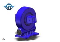 China Enclosed Housing Slewing Ring VE9 Slew Drive Gearbox For Single Axis Solar Tracking System for sale