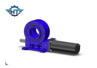 China Envelope 24vdc Motor Horizontal Slewing Drive For Solar Tracking System for sale