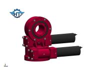China SDE7 Dual Axis Solar Slew Drive With 24V DC Planetary Motor For 30 Years Solar Tracking System for sale