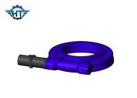 China SE7 Horizontal Small Slew Drive Bearing For Solar Tracking System With Hourgalss Worm for sale
