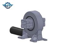 China VE9 Slew Drive Gearbox With Hourglass Worm For Tube Output Solar Tracking System for sale