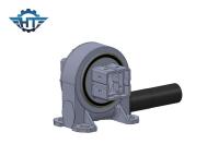 China Small Envelope Worm Gear Solar Slew Drive For Single Axis Sun Tracking System for sale