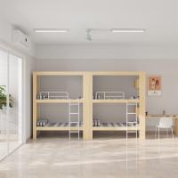 China 4 Person School Bunk Bed 4000x900x2400mm with 5cm Mattress and ISO9001 Certification for sale