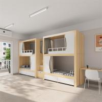China Modern Youth Hostel Bunk Bed 4600x900x2400mm with 12mm Splints and Easy Assembly Guidelines for sale
