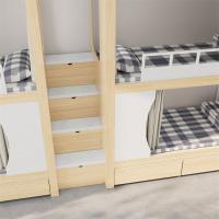 China Modern Youth Hostel Bunk Bed 4600x900x2400mm with 12mm Splints and Easy Assembly Guidelines for sale