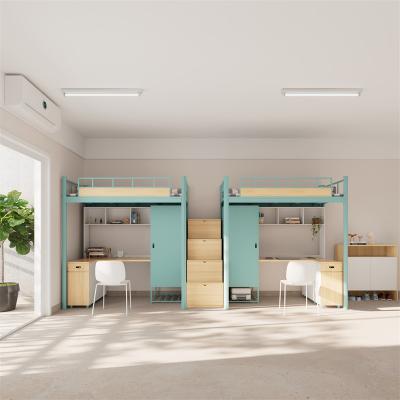 China Capsule Bunk Bed with Stairs for Hostels - 4600x900x2120mm Size with 5cm Mattress for sale