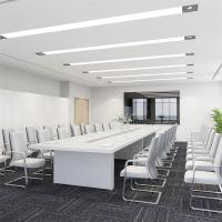 China Modern White Office Conference Table with E0 MFC Material | Custom Sizes Available | ISO9001 Certified for sale