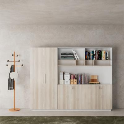 China Modern Wooden Office Filing Cabinet 2000x400x1800mm MFC Storage with ISO9001 Certification for sale