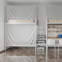 China Army School Dormitory Metal Bunk Bed 4600x900x2120mm with 5cm Mattress Support and Customization Options for sale
