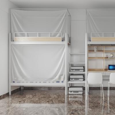 China Army School Dormitory Metal Bunk Bed 4600x900x2120mm with 5cm Mattress Support and Customization Options for sale