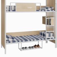 China Metal Dormitory Bunk Bed 4000x900x2400mm with 12mm Splints and 5cm Mattresses for Office Furniture for sale