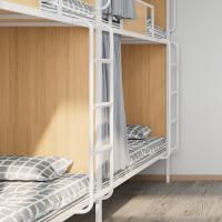 China Metal Dormitory Bunk Bed 4000x900x2400mm with 3-Year Non-Human Damage Guarantee and Custom Floor Plans for sale