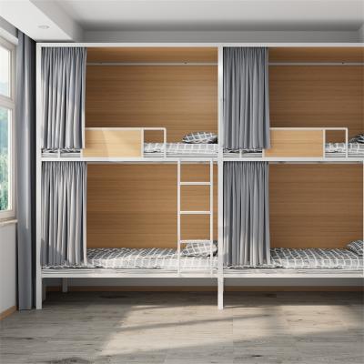 China Metal Dormitory Bunk Bed 4000x900x2400mm with 3-Year Non-Human Damage Guarantee and Custom Floor Plans for sale