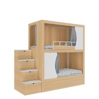 China 2600x900x2400mm School Metal Bunk Bed with 12mm Splints and 5cm Mattress Support - ISO9001 Certified for sale