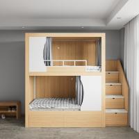 China 2600x900x2400mm School Metal Bunk Bed with 12mm Splints and 5cm Mattress Support - ISO9001 Certified for sale