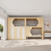 China Deluxe Capsule Hotel Bed 4600x900x2400mm with 12mm Splints and 5cm Mattress for Compact Spaces for sale