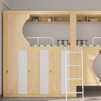 China Deluxe Capsule Hotel Bed 4600x900x2400mm with 12mm Splints and 5cm Mattress for Compact Spaces for sale
