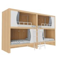 China Customizable Capsule Hotel Bed 4600x900x2400mm with 12mm Splints and 5cm Mattress - High Stability Design for sale
