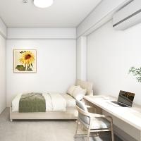 China Modern Student Bed with Desk 4600x900x2400mm - Space-Saving Apartment Furniture with 12mm Splints & 5cm Mattress for sale