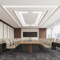 China Modern White Office Conference Table with E0 MFC Material and 3-Year Parts Warranty for sale