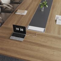 China Modern White Office Conference Table with E0 MFC Material and 3-Year Parts Warranty for sale