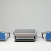 China Executive Office Sofa with Wooden Frame - 770×830×840mm Single Seat & 1780×830×840mm Three-Seat Options for sale