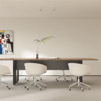 China Customizable White Office Conference Table with E0 MFC Material and ISO9001 Certification - OEM/ODM Services Available for sale