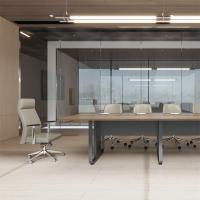 China Customizable White Office Conference Table with E0 MFC Material and ISO9001 Certification - OEM/ODM Services Available for sale