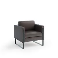 China Modern Office Sofa with Wooden Frame - 770×830×840mm Single Seater or 1780×830×840mm Three Seater for sale