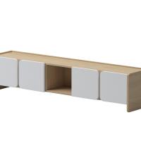 China 1800mm Student Bed with Integrated Desk - 12mm Splint Construction & 5cm Mattress for Apartment Furniture for sale