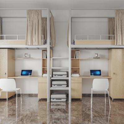 China 4600x900x2400mm Capsule Bunk Bed with Integrated Stairs - 12mm Splints & 5cm Mattress for Hostels for sale