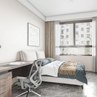 China Modern Student Bed with Desk 2000x1500mm with 5cm Mattress - ISO9001 Certified Apartment Furniture for sale