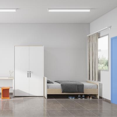China Modern Student Bed with Desk 2000x1200x960mm Space-Saving Apartment Furniture with 5cm Mattress for sale