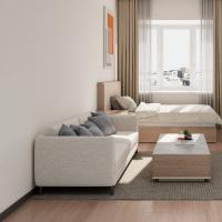 China Modern 3-Seat Apartment Sofa with Ergonomic Design Customizable 850mm Width for sale