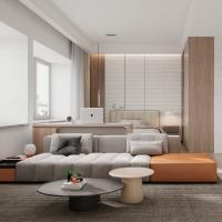 China Modern Student Bed with Desk Apartment Furniture 1670x710x720mm Customizable for sale