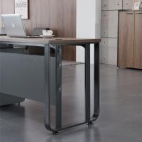 China Modern 4-Person Executive Office Desk with 450lb Capacity - W1600 to W2200 Sizes, L-Shaped Workstation for sale