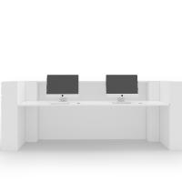 China MYIDEA Marble Top Reception Desk - Modern Office Furniture with Custom Sizes and ISO9001 Certification for sale