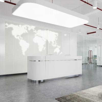 China MYIDEA Marble Top Reception Desk - Modern Office Furniture with Custom Sizes and ISO9001 Certification for sale
