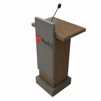 China Compact Podium Conference Table 452×600×1100mm with 12mm Splints & 5cm Mattress - ISO9001 Certified for sale
