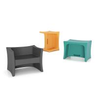 China Customizable Music Room Student Stool 420x320x320mm with 5cm Mattress - Multi-functional Kindergarten Plastic Chair for sale
