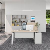 China Modern 4 Person Office Workstation Desk with Metal Legs - 1800/2000/2200mm Width, 450lb Capacity for sale