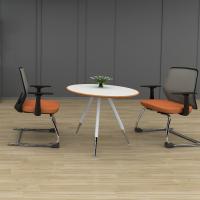 China Snow Mountain White Negotiation Table 850mm Diameter x 750mm Height with 12mm Counter Top and 5cm Mattress for sale